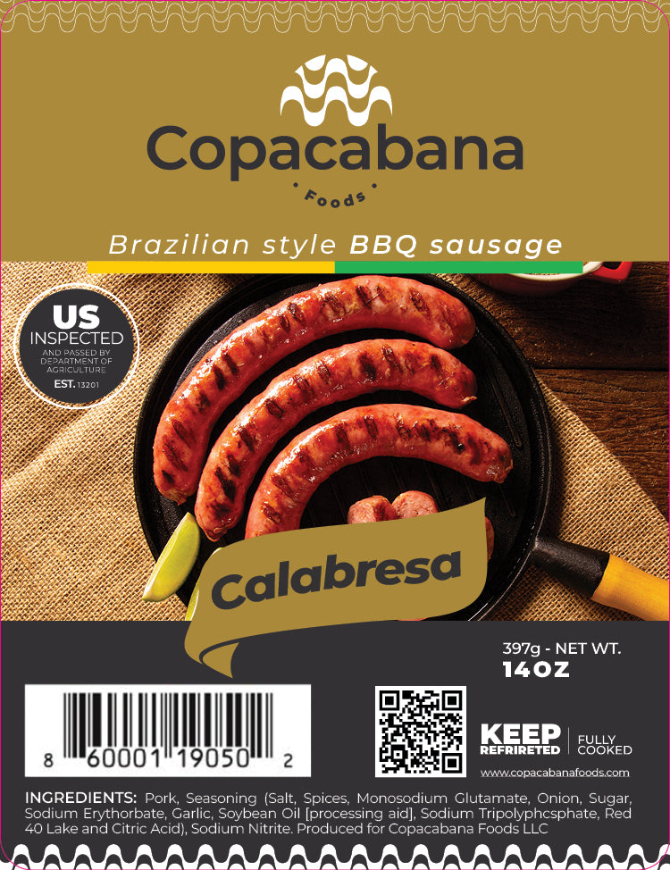 Smoked Calabresa – Copacabana Foods